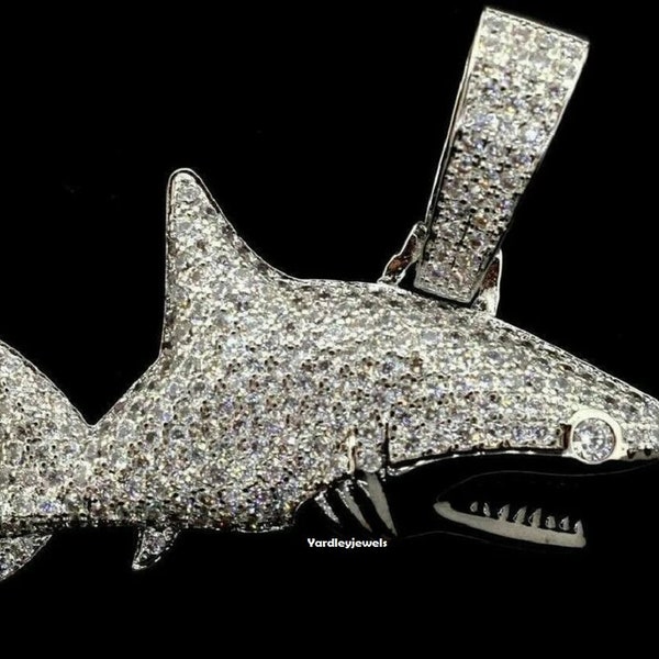 Diamond Shark Chain - Etsy