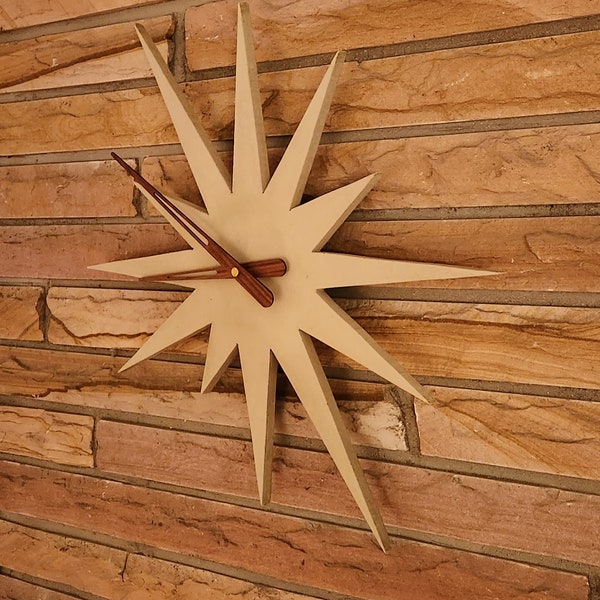 Starburst Clock - Etsy