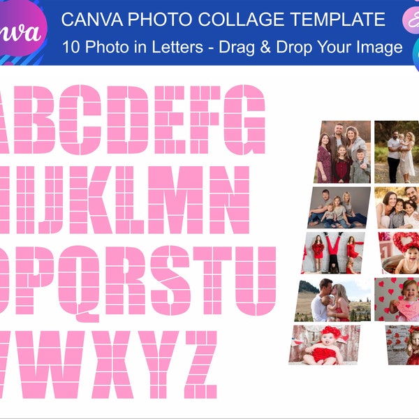 Letters Collage - Etsy
