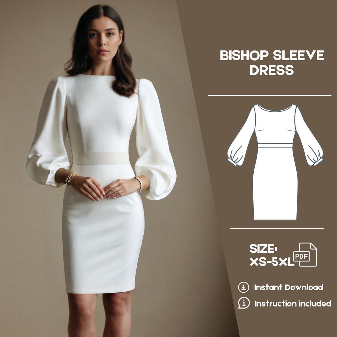 Formal Dress Sewing Pattern, Bridesmaid Dress Pattern PDF, Women Easy ...