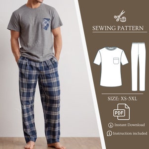 Mens Pajamas - Etsy