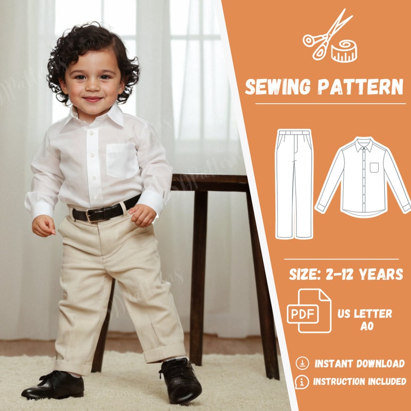 Boys Sewing Pattern - Etsy