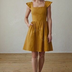 Linen Dress Sewing Pattern , Square Dress Pattern , Summer Dress PDF ...