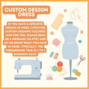 Custom Design Dress, Custom Designs on Request, Dress to PDF Pattern ...