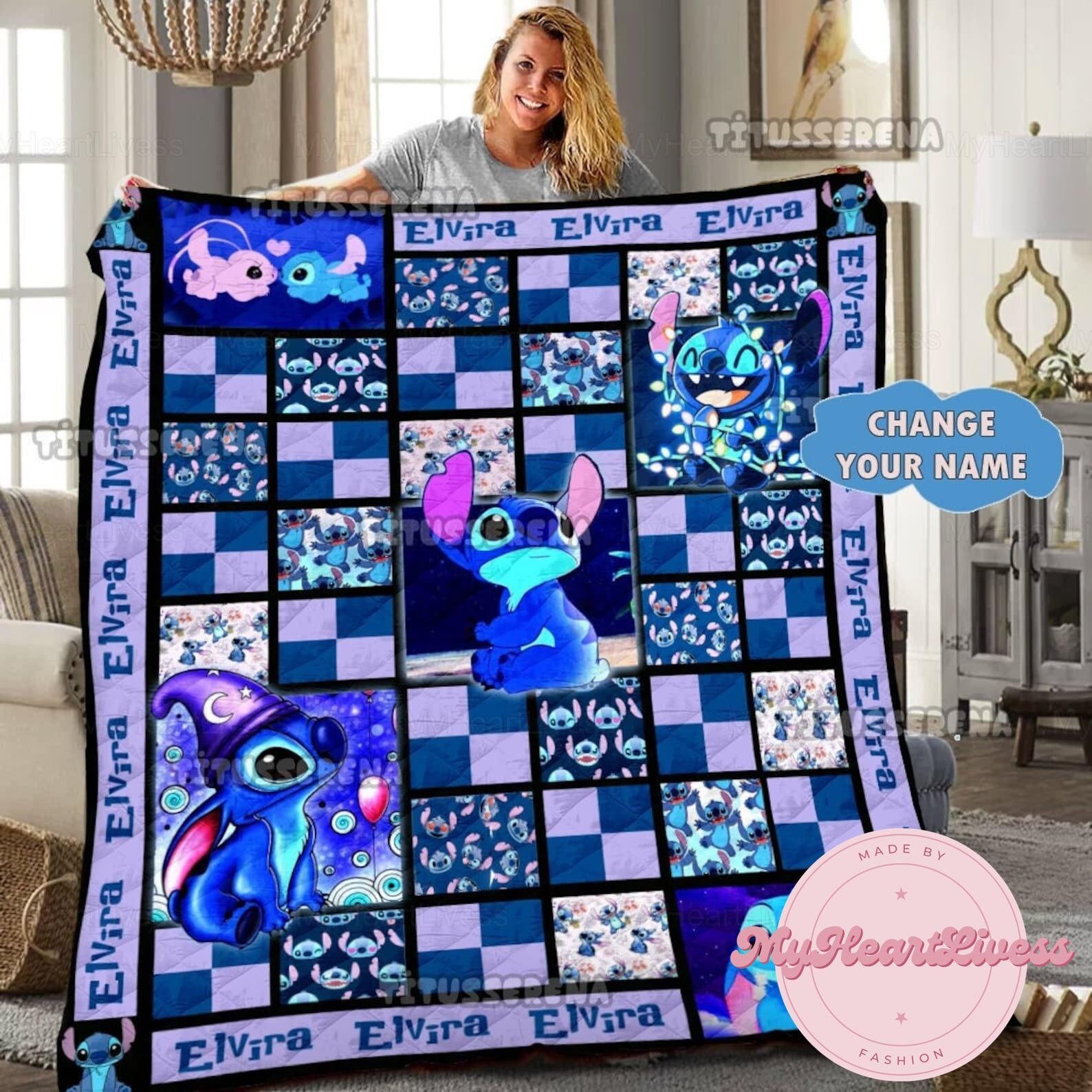 Stitch Ohana Quilt, Stitch Quilt Pattern, Custom Name Stitch sold by ...