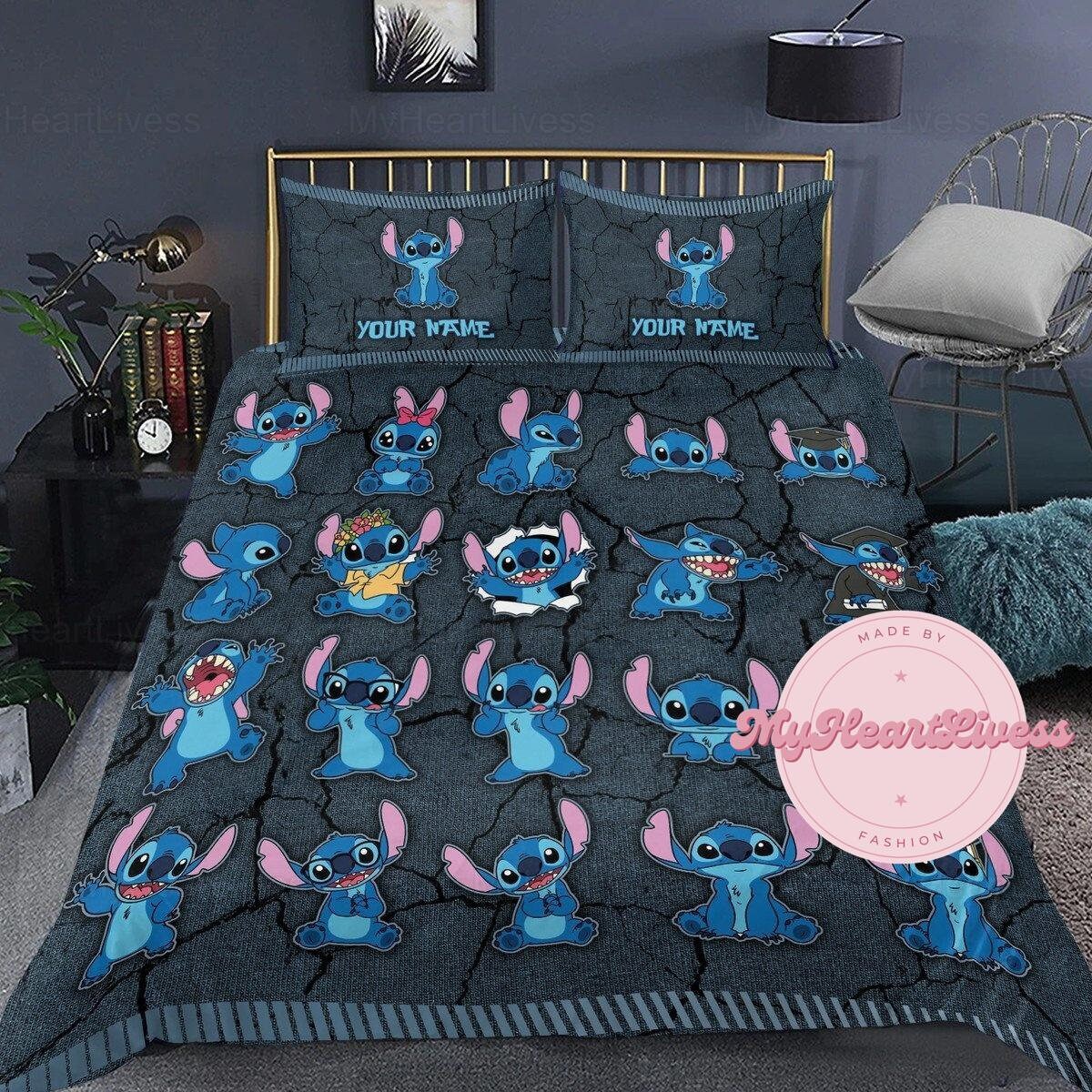 Stitch Bedding Set, Custom Name Stitch Bedding Sets sold by Quaint Clay ...