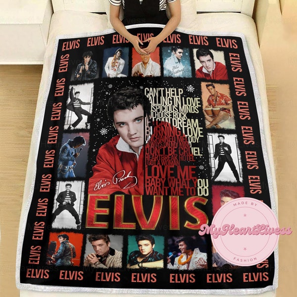 Elvis Presley Throw Blanket - Etsy