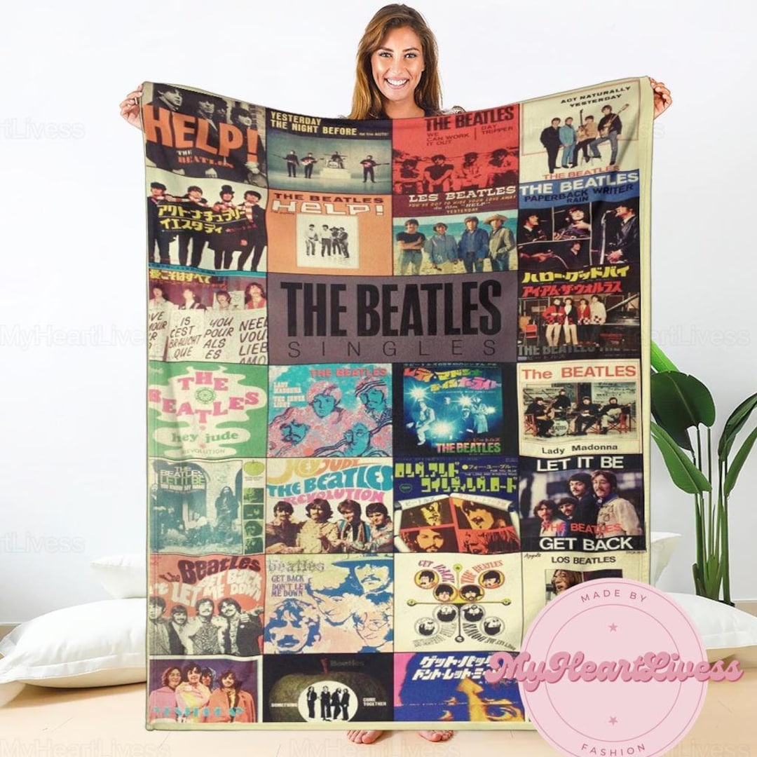 The Beatles Blanket, Beatles Fleece Blanket, the Beatles Band Albums ...