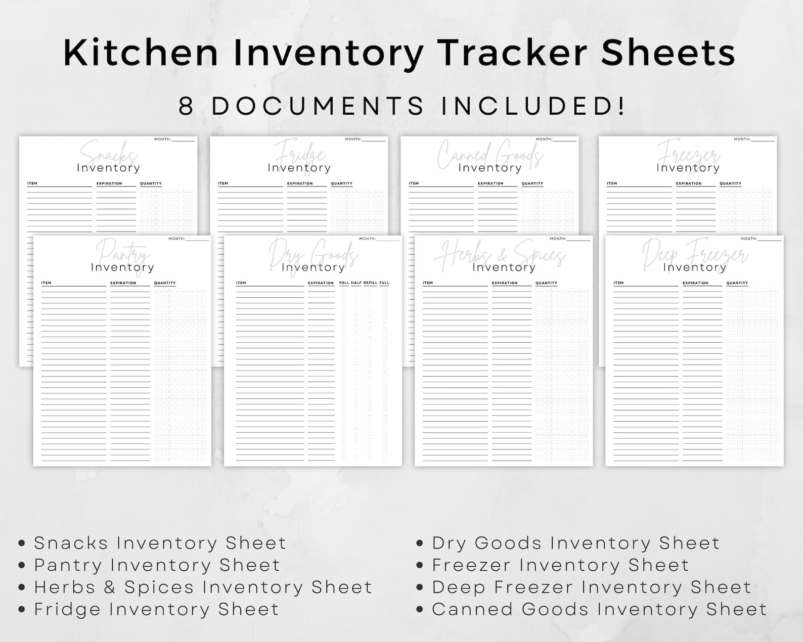 Printable Kitchen Inventory Sheets Pantry Inventory Fridge Inventory printable-kitchen-inventory-sheets-pantry-inventory-fridge-inventory