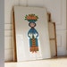 Slavic Folk Art Print: Traditional Costume, Eastern European Decor ...