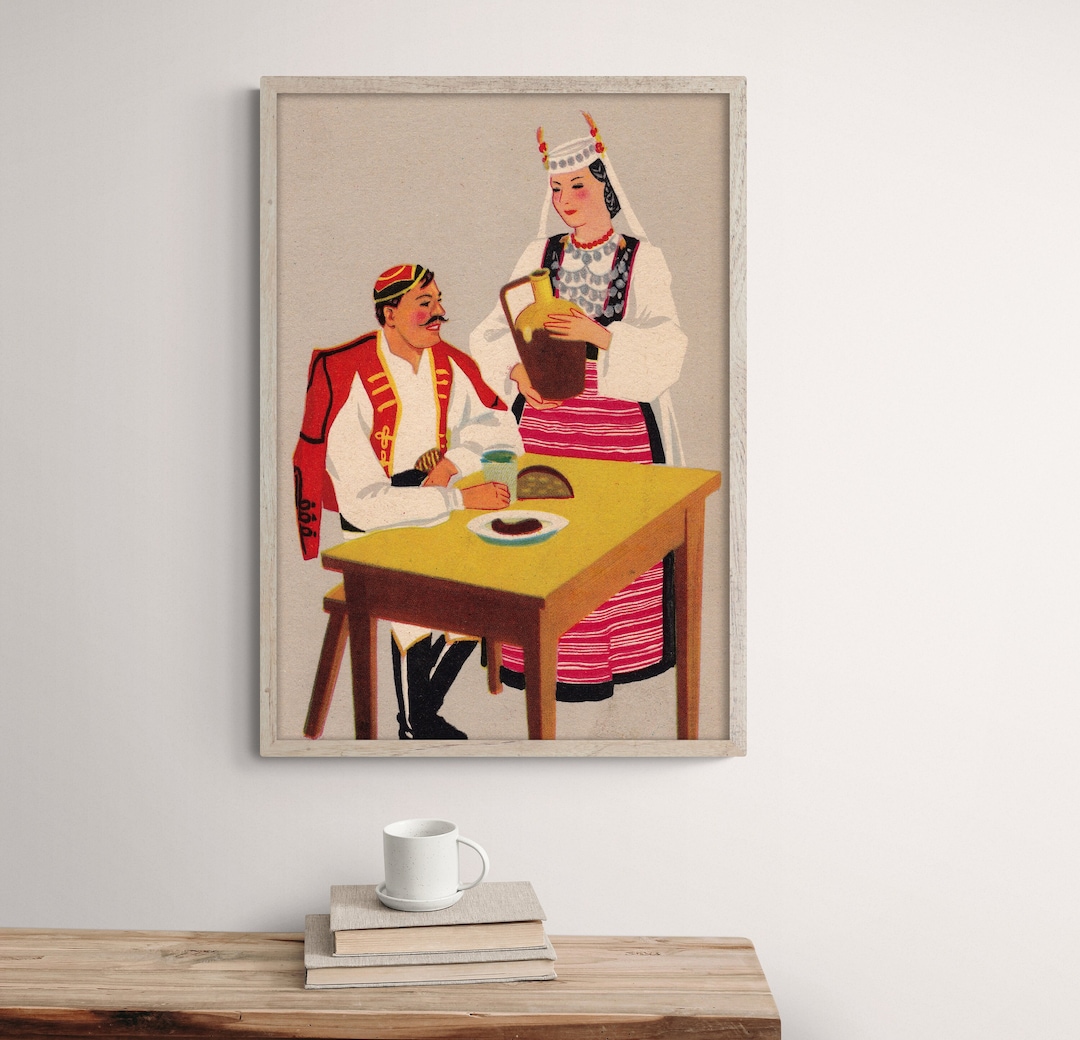 Slavic Folk Art Print, Folk Inspired Art, Slavic Nursery, Traditional ...