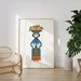 Slavic Folk Art Print: Traditional Costume, Eastern European Decor ...
