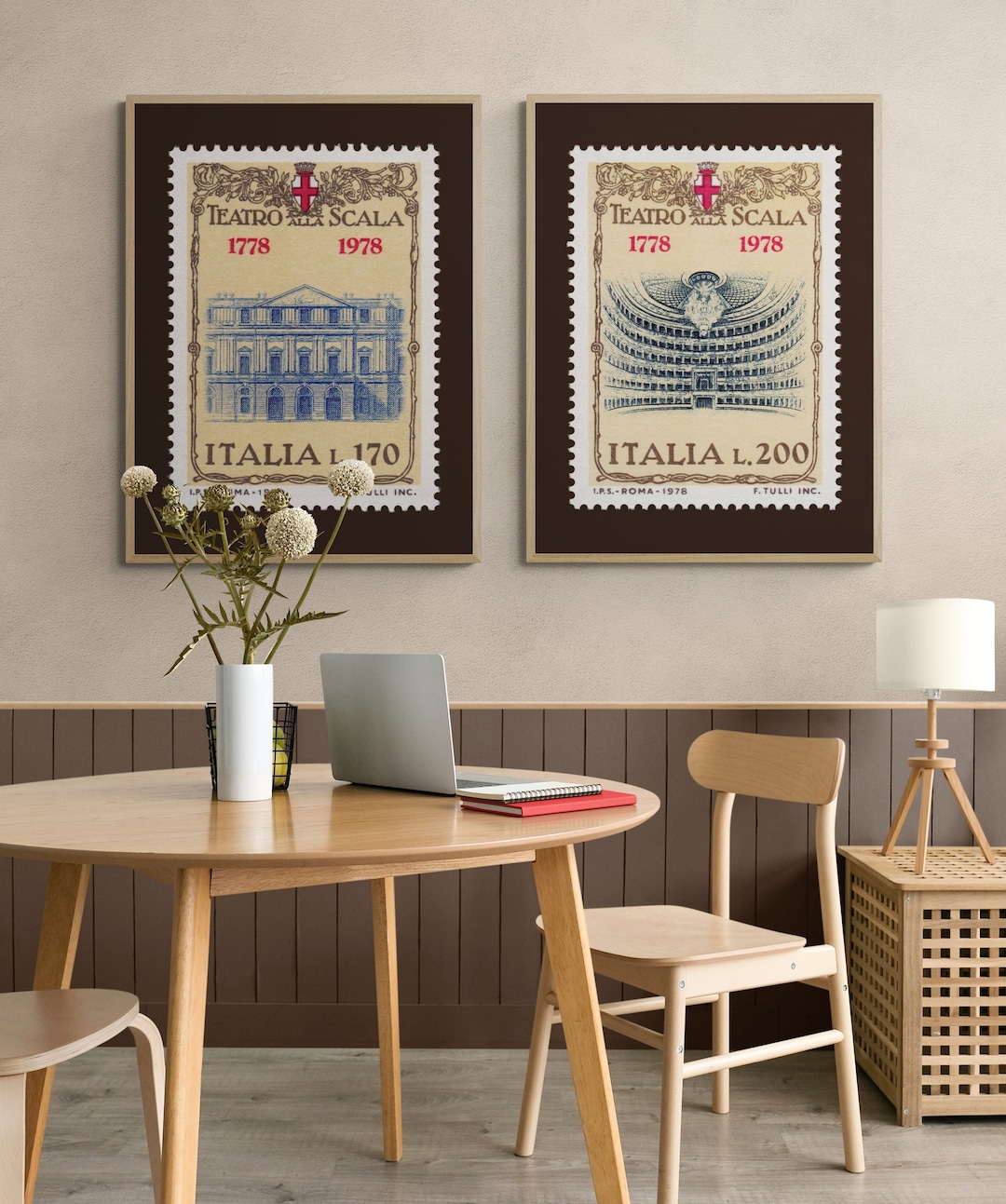 Teatro Alla Scala Postage Stamp Poster, La Scala, Milano, Italy ...