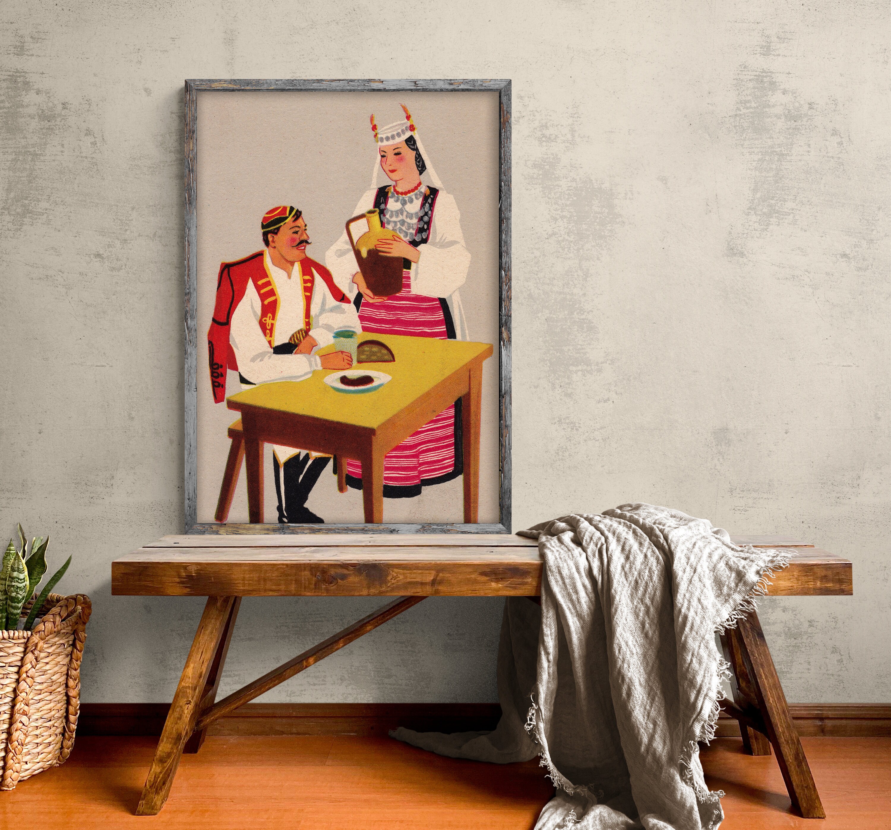 Slavic Folk Art Print, Folk Inspired Art, Slavic Nursery, Traditional ...