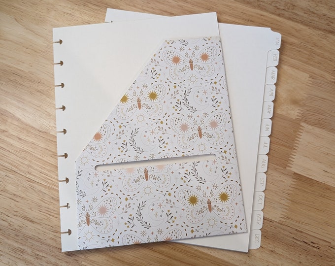 Boho Butterfly Classic Planner Divider Set - 9 Disc Classic Size - 12 ...