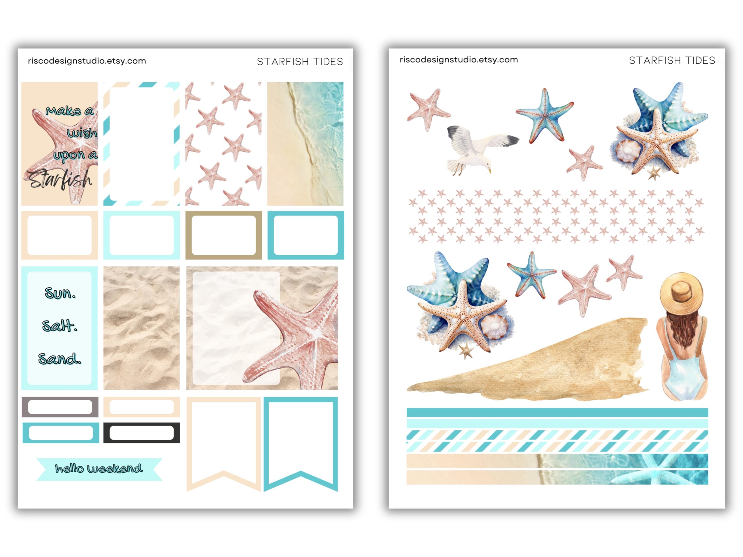 Happy Planner Printable Stickers | DIY PRINTABLE | Starfish Tides ...