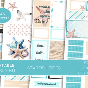 Happy Planner Printable Stickers | DIY PRINTABLE | Starfish Tides ...