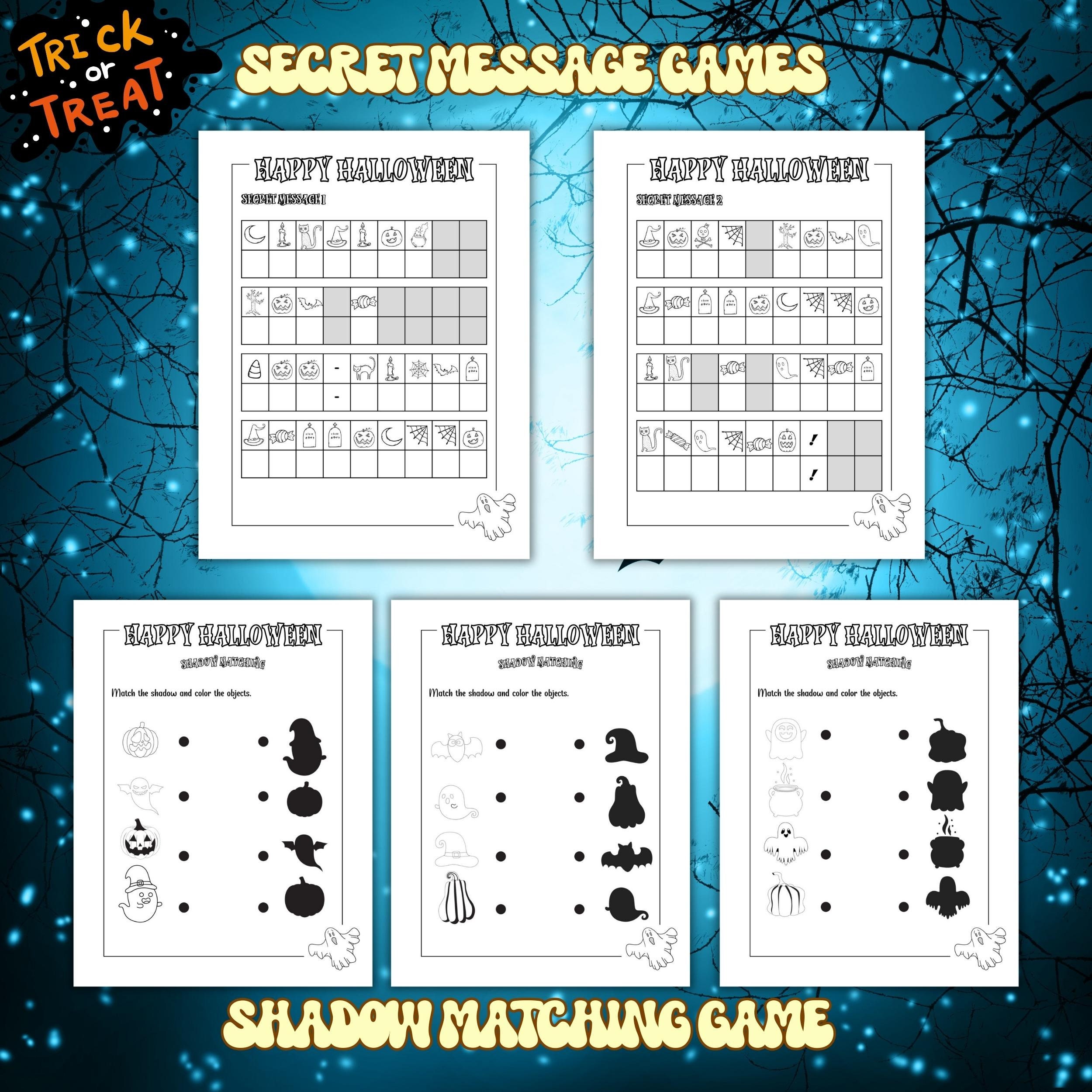 40 Printable Kids Halloween Activities, Kids Halloween Games, Halloween ...