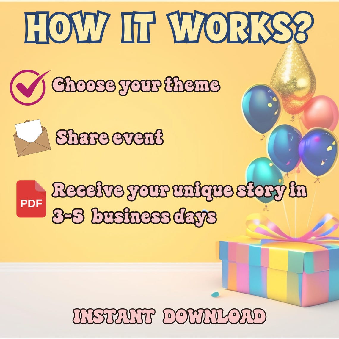 Customized Left Right Story Game for Any Occasion – Personalized Party ...