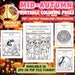 Mid-autumn Festival Coloring Pages, Printable Moon Festival Coloring ...