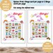 50 Summer Bingo Cards, 50 Unique Prefilled Game Cards, Kid's Party Game ...