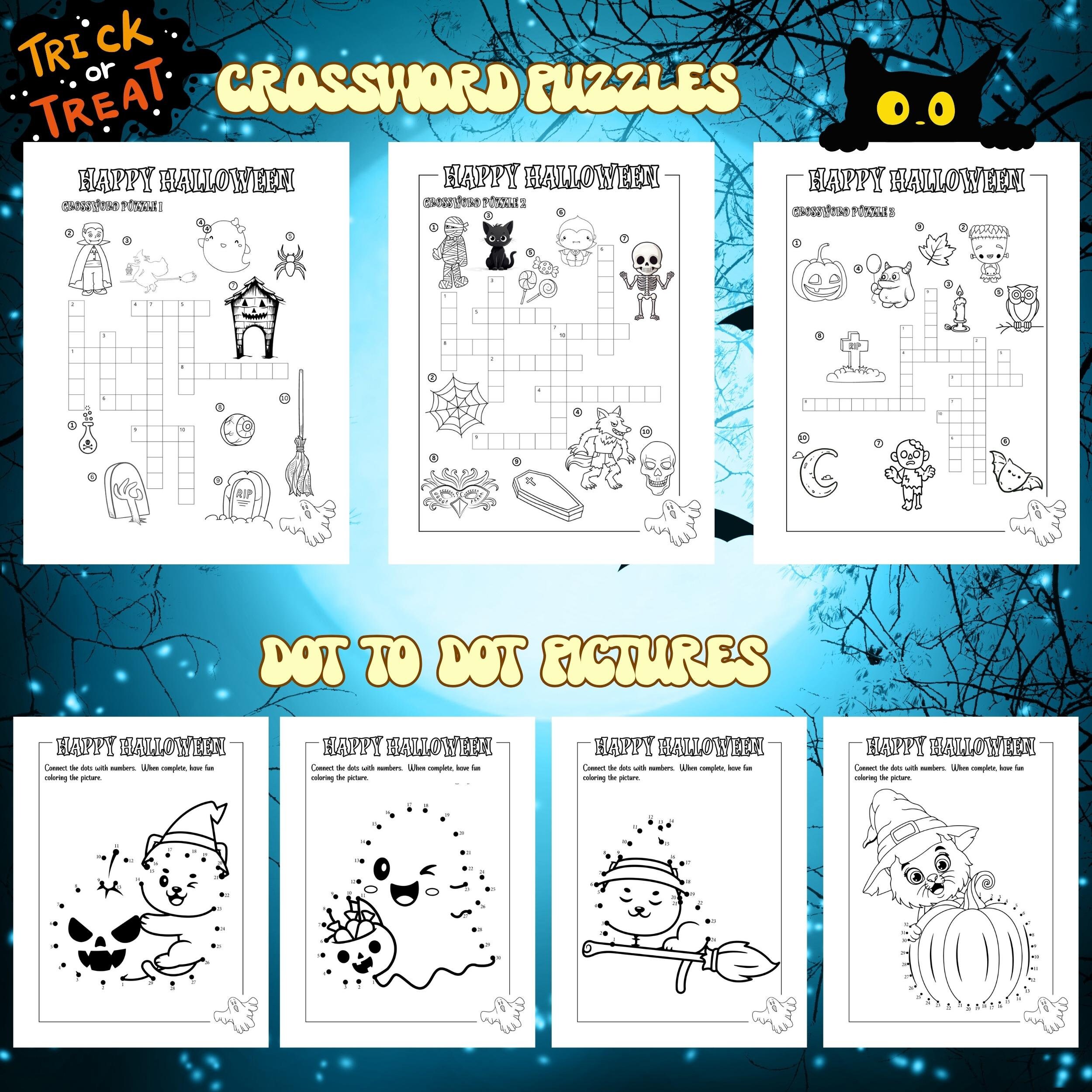 40 Printable Kids Halloween Activities, Kids Halloween Games, Halloween ...