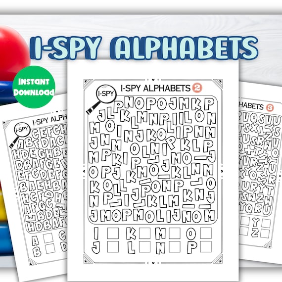 I Spy Letter T Worksheets
