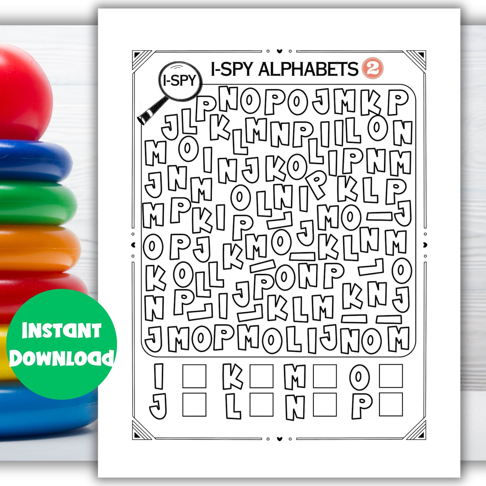 I-spy Alphabets, I Spy Letters, I-spy Worksheet Activities, Find and ...