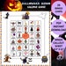 50 Halloween Bingo Cards, 50 Unique Prefilled Game Cards, Kids Party ...