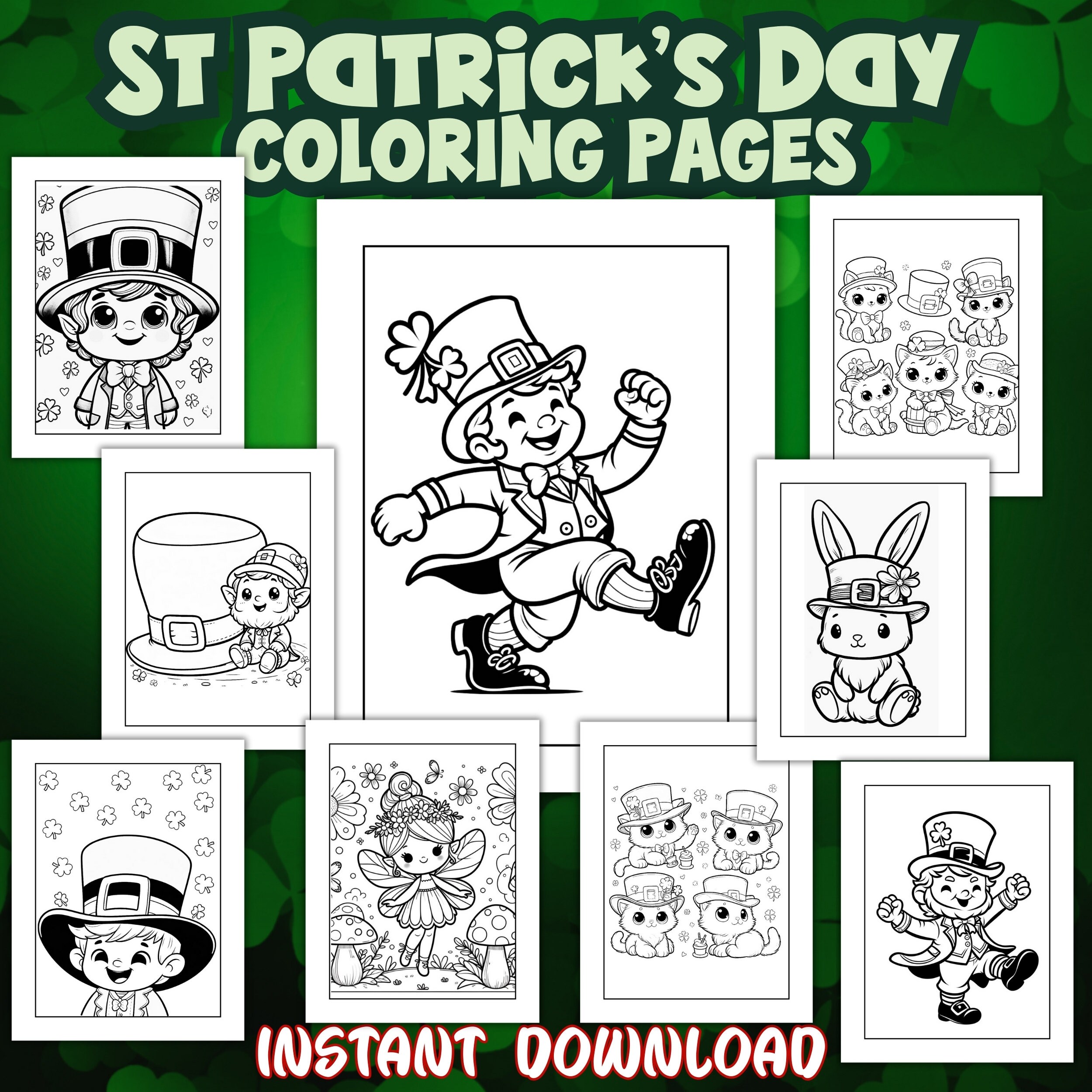 Printable St. Patrick's Day Coloring Pages, St. Patrick's Day ...