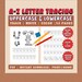 Alphabet Tracing Uppercase & Lowercase Practice Worksheets, Handwriting ...