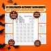 26 Halloween Alphabet Worksheets, Handwriting Practice, ABC Trace ...
