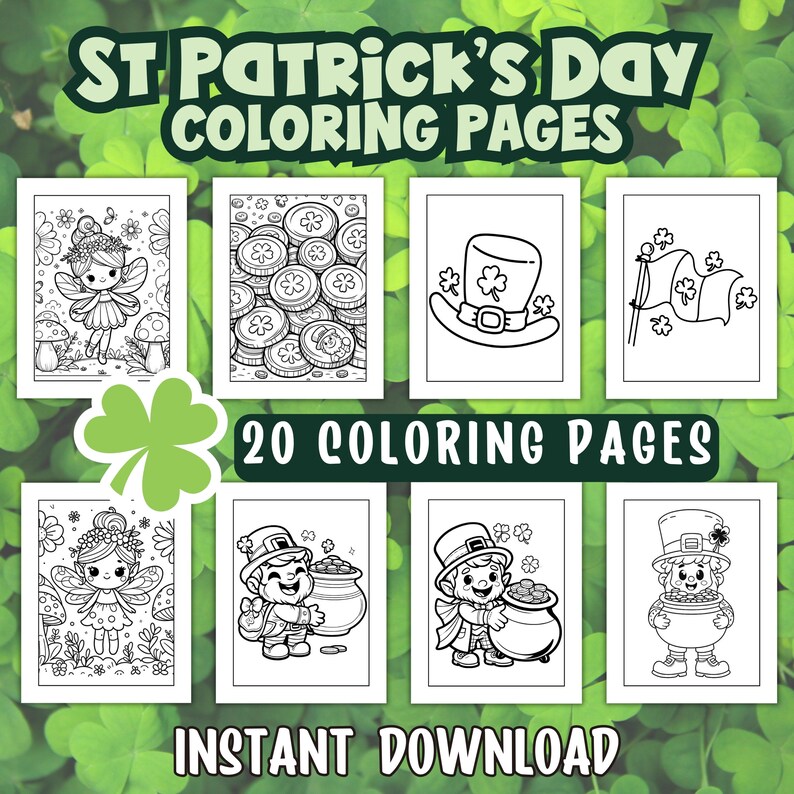 Printable St. Patrick's Day Coloring Pages, St. Patrick's Day ...