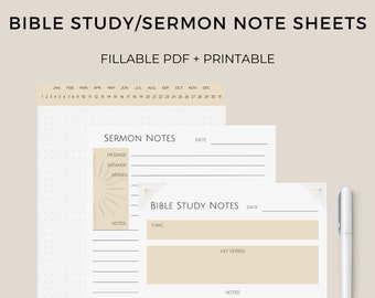The Complete Digital Bible Study Journal Sermon Notes Bible Study ...