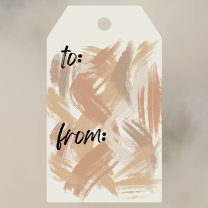 To From Gift Tags | Printable Gift Tags | DIY Instant Download | Custom ...