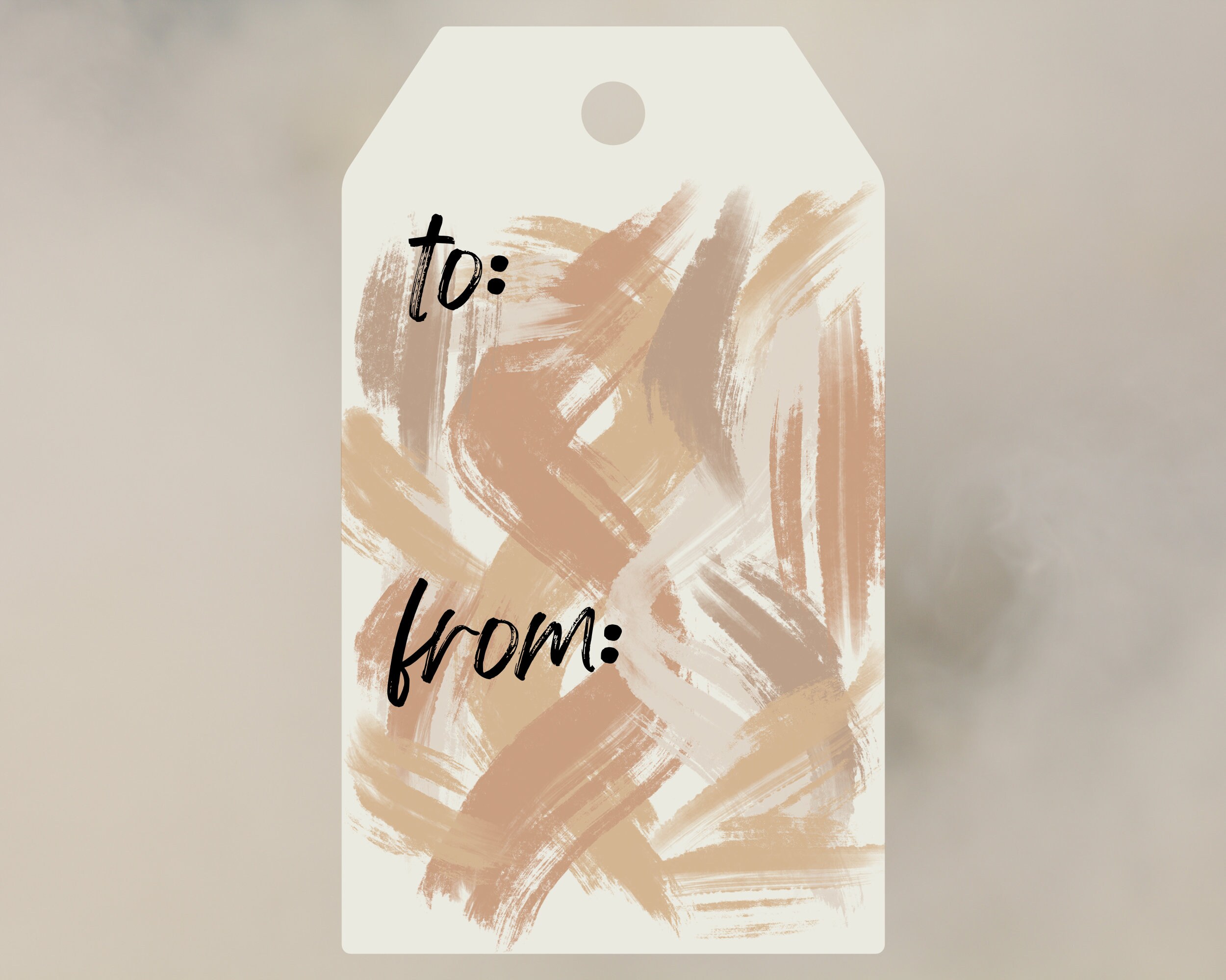 To From Gift Tags | Printable Gift Tags | DIY Instant Download | Custom ...
