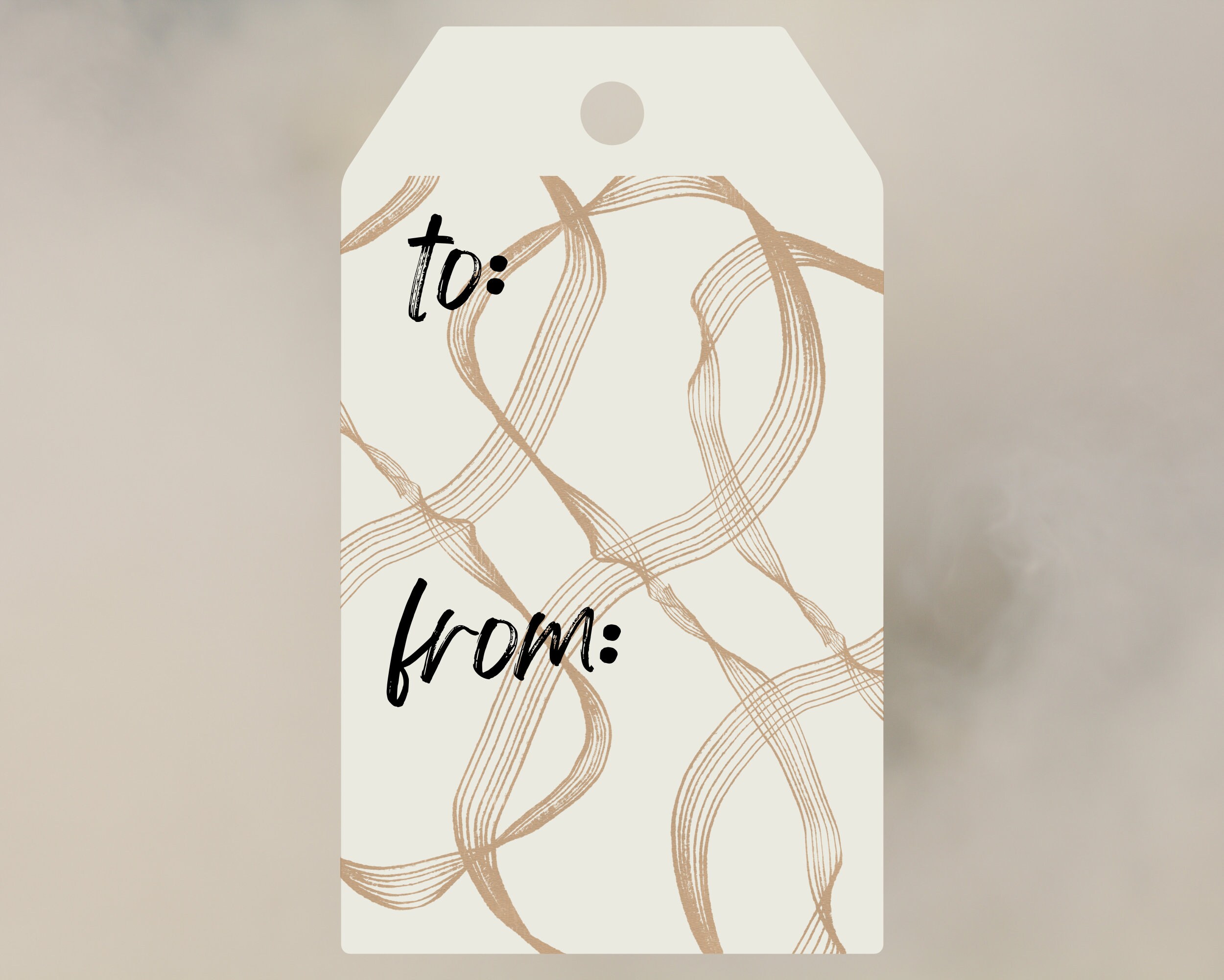 To From Gift Tags Printable Gift Tags DIY Instant Download Custom Tags ...