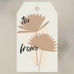 To From Gift Tags | Printable Gift Tags | DIY Instant Download | Custom ...
