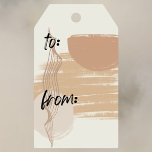 To From Gift Tags | Printable Gift Tags | DIY Instant Download | Custom ...