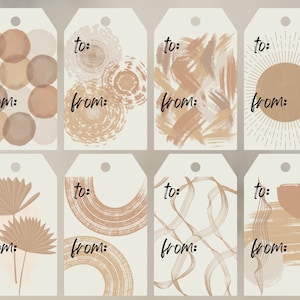 To From Gift Tags | Printable Gift Tags | DIY Instant Download | Custom ...