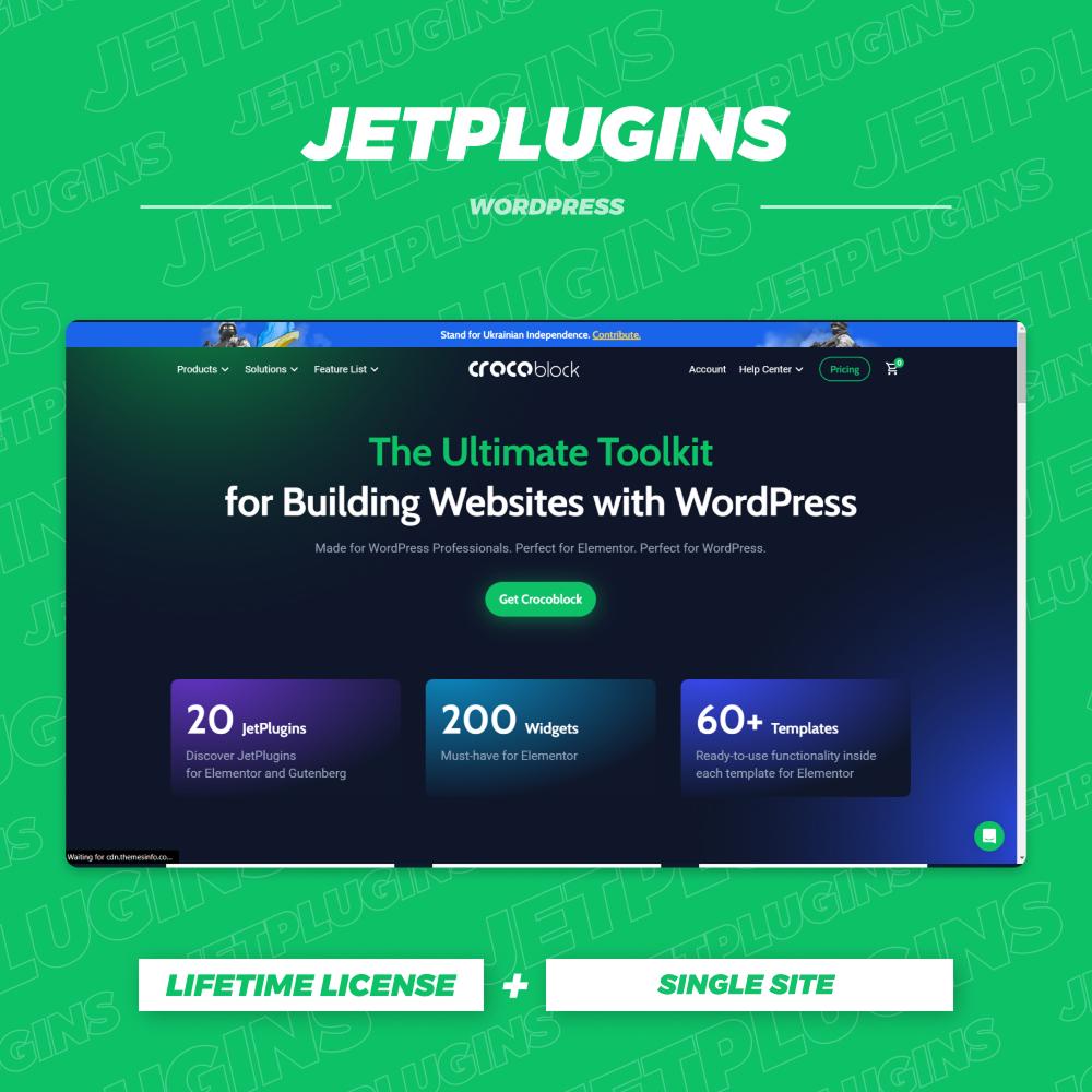 Crocoblock Jetplugins: 18 Elementor Plugins With License (digital Download) - Etsy