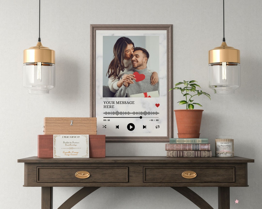 Love Valentines Day Song Playlist Poster, Personalized Valentine's Day ...