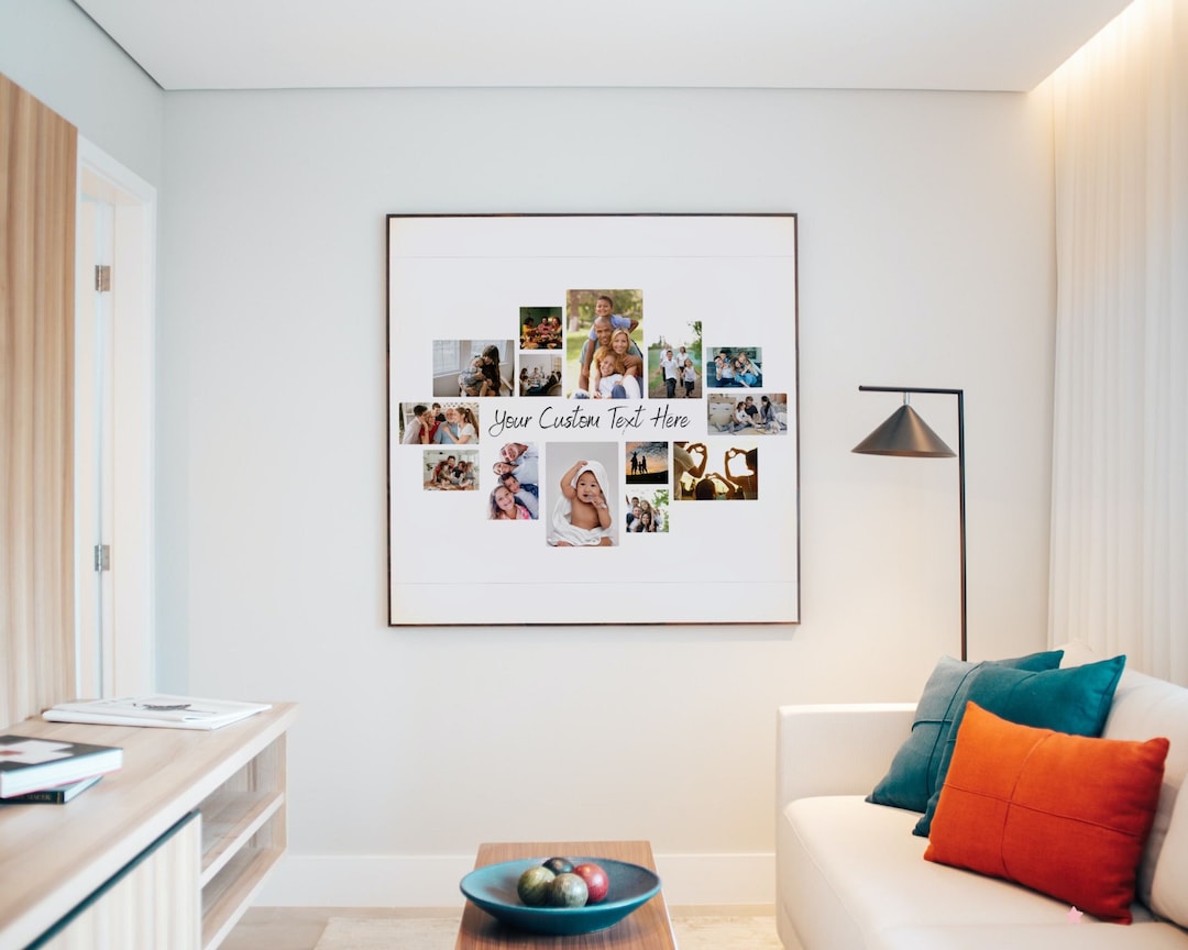 Editable Custom Photo Collage | Unique Photo Collage | Anniversary Gift ...