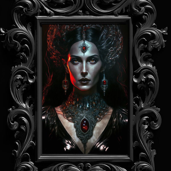 Dark Goddess Lilith Poster - Etsy