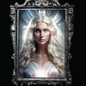 Aphrodite, Greek Goddess Wall Art, Mythical Goddess of Beauty Art Print ...