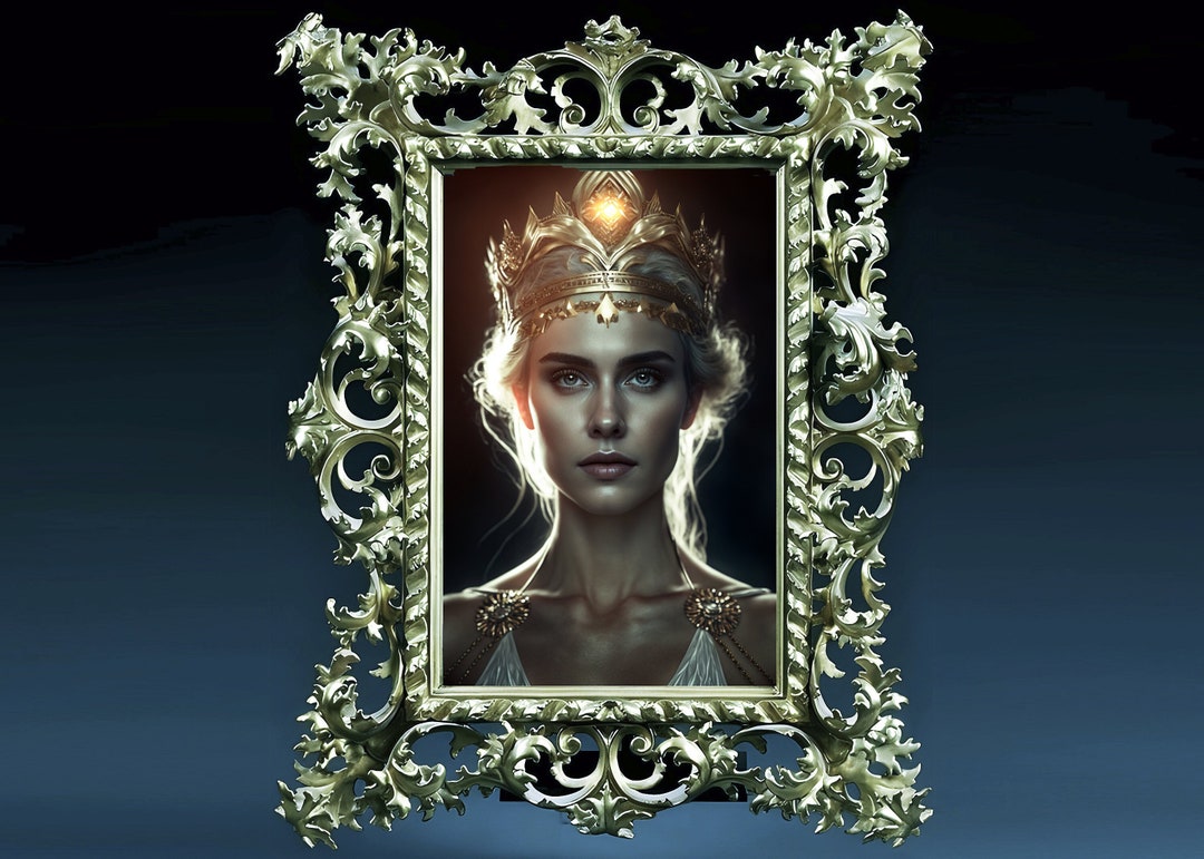 Daena, Zoroastrian Goddess of Insight and Revelation Print, Theoretical ...