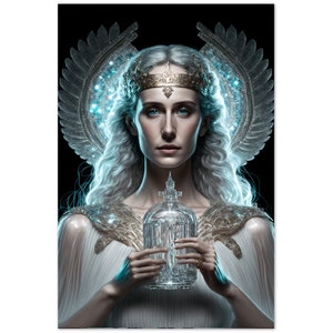 Salus, Roman Goddess of Safety and Well-being Wall Art, Salus Art Print ...
