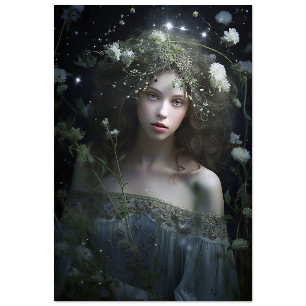Hebe - Greek Goddess of Youth Wall Art, Love Goddess Poster, Beautiful ...