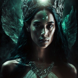 Chtonic Goddesses Set of 3 Prints - Melinoe, Styx & Lethe Art Print ...