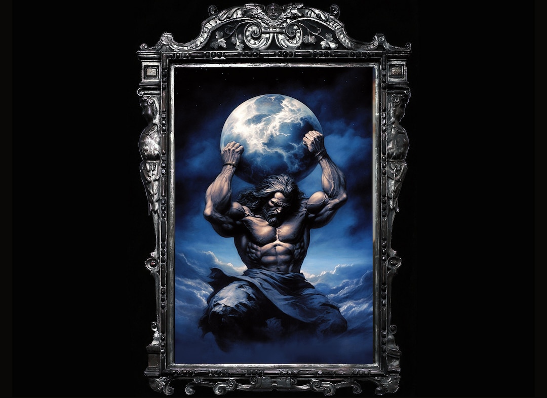 Atlas - Titan God of Endurance and Astronomy, Greek Mythology Giant ...